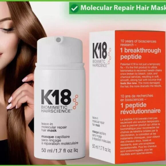 K18 | Hair | K8 Leave In Molecular Repair Hair Mask Biomimetic Hairscience 5 Ml 17 Oz | Poshmark